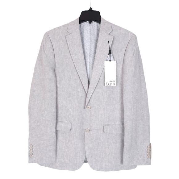 Bar III | Suits & Blazers | Bar Iii Mens Slimfit 0 Linen Suit Jacket ...
